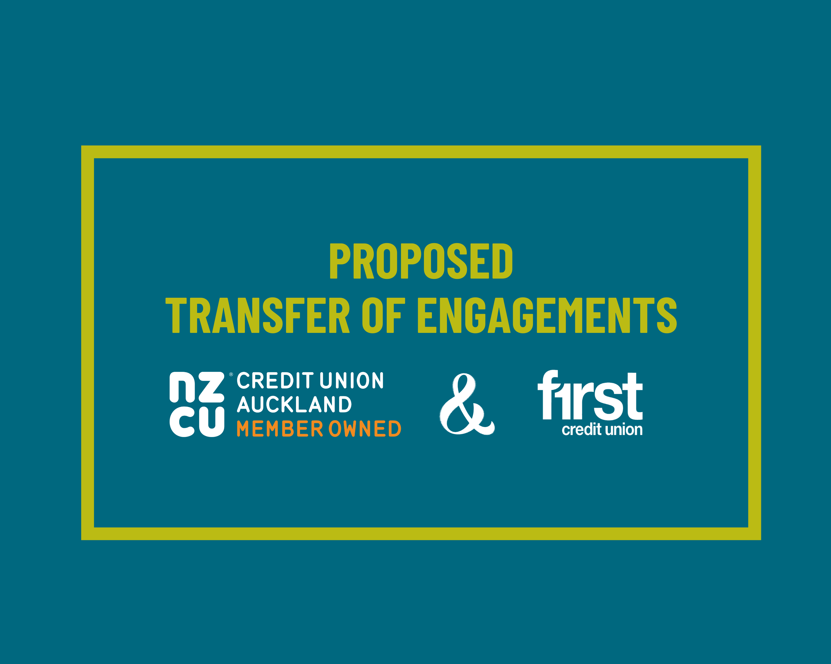 Credit Union Auckland and FCU Proposed Transfer of Engagements | First ...